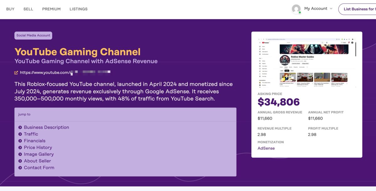 Buying Monetized YouTube Channels: What You Need to Know Before You ...