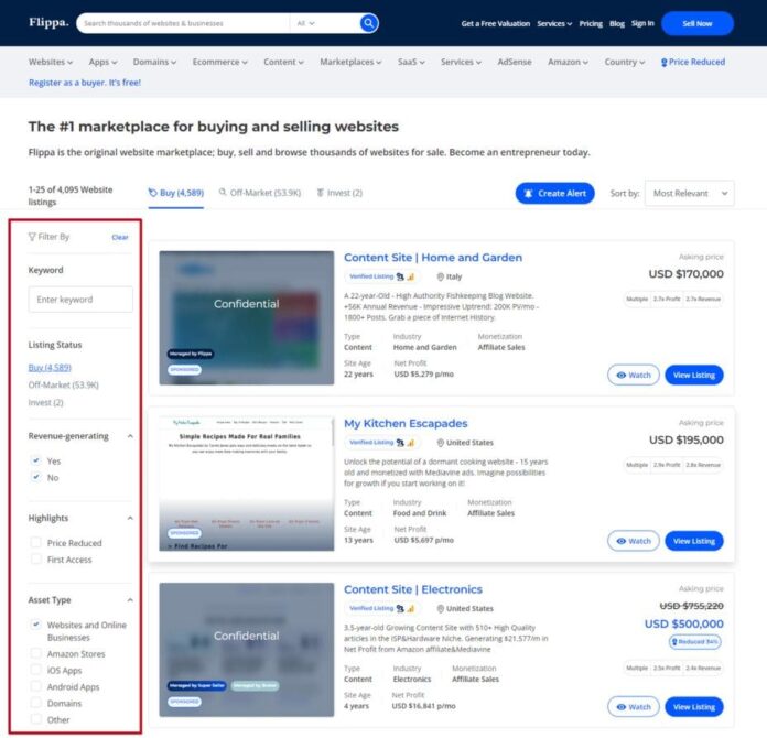 How Does Flippa Work? - Investors Club